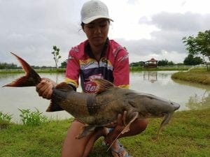 Fishing in Thailand with Leks Fishing Park Udon Thani